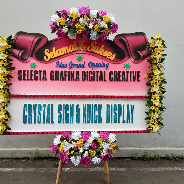 WA O812.3454.0602 Toko Bunga Pati - Bunga Papan Duka - Pernikahan